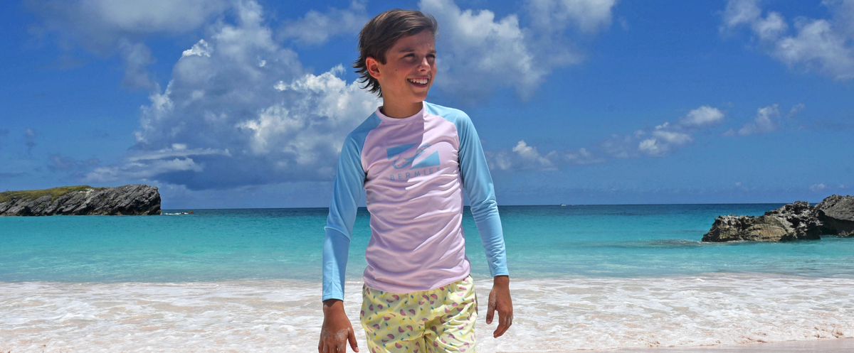 Sun Protection! Long Sleeve Kids Rash Guards ♻️ – Bermies