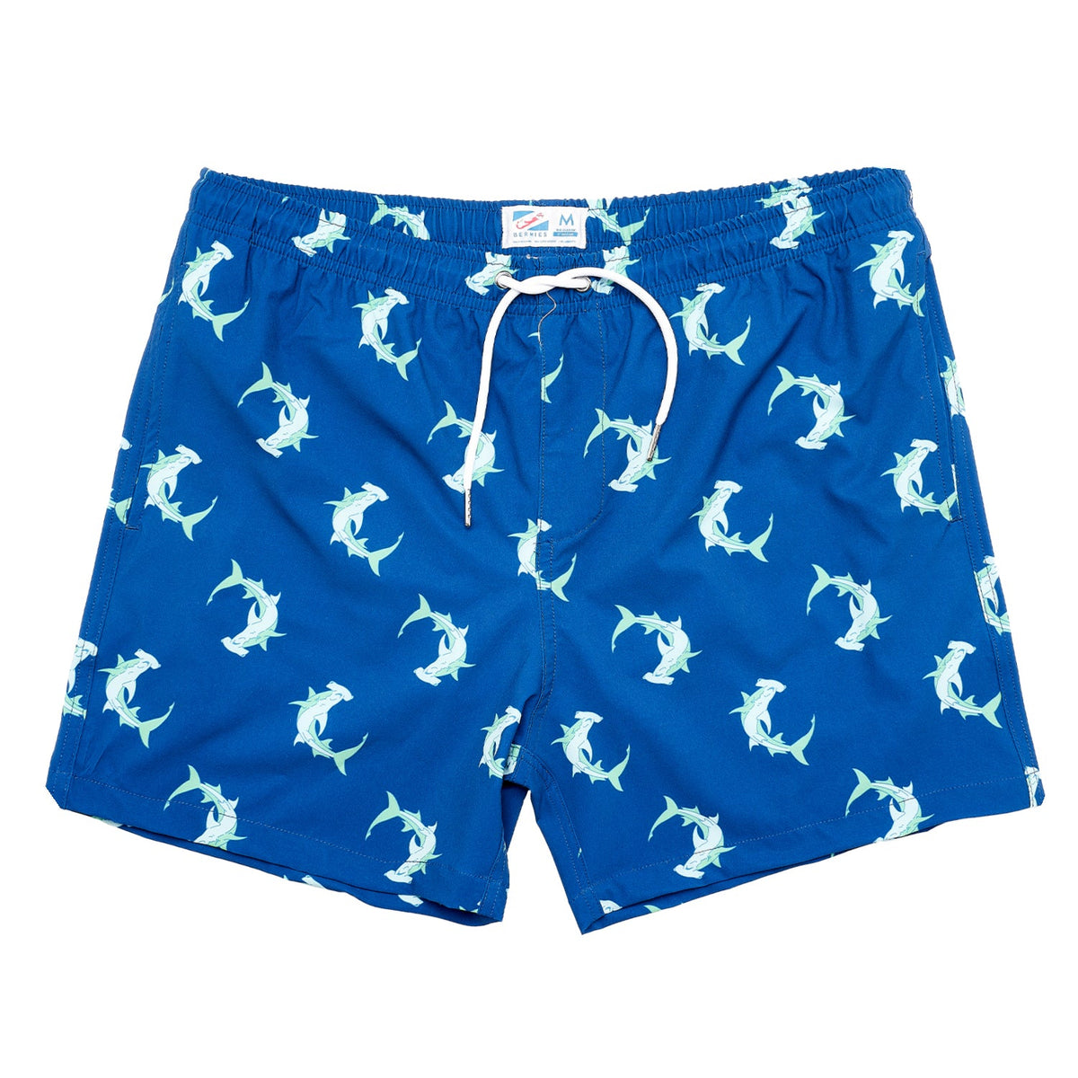 Men's shark swim trunks – Bermies