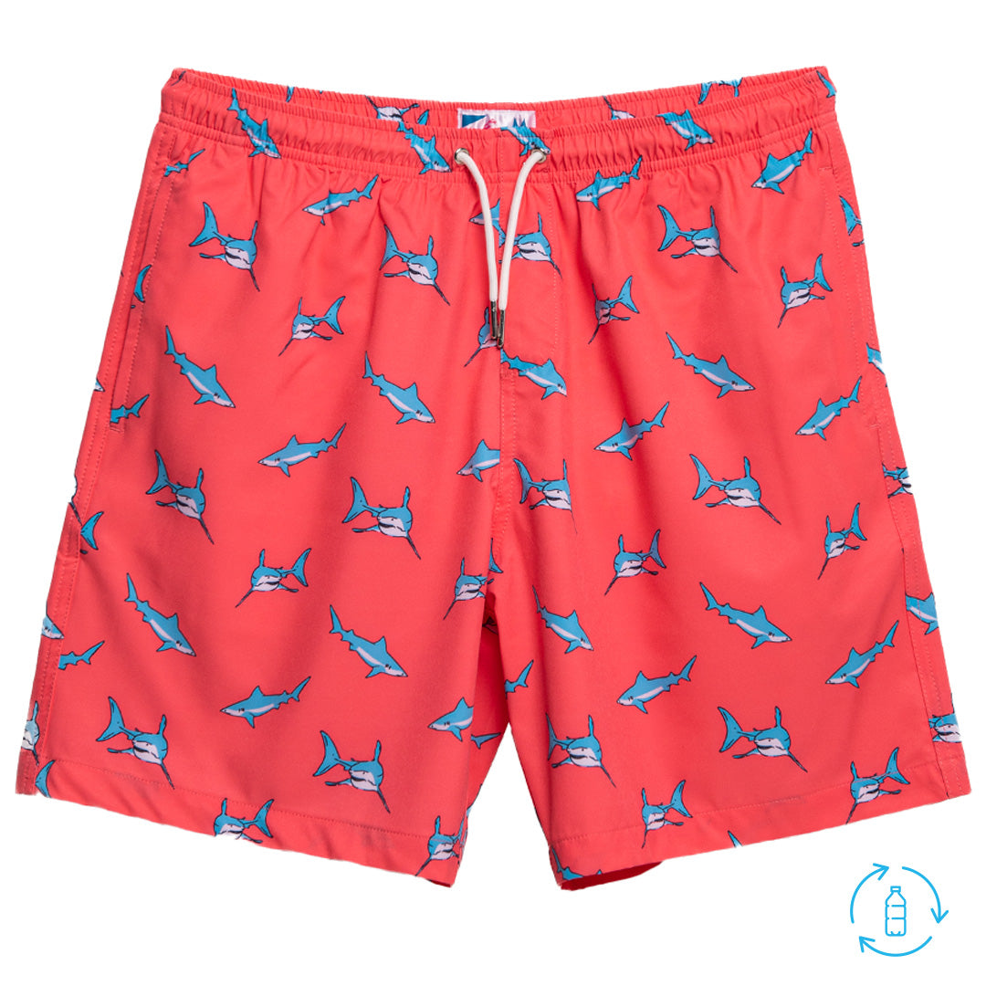 Sharks Long Swim Trunks for Men – Bermies